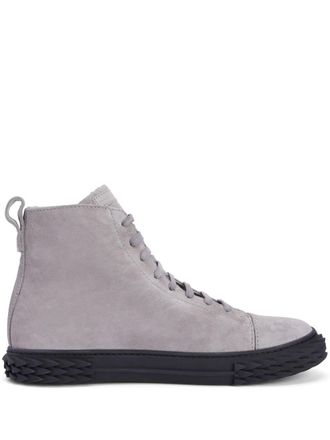 Giuseppe Zanotti Ecoblabber High-Top-Sneakers - Grau