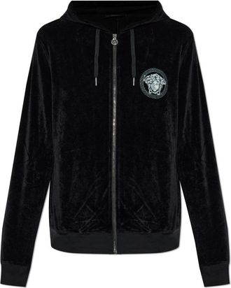Versace Herren, Sweatshirts & Hoodies, Schwarzk, XLGröße