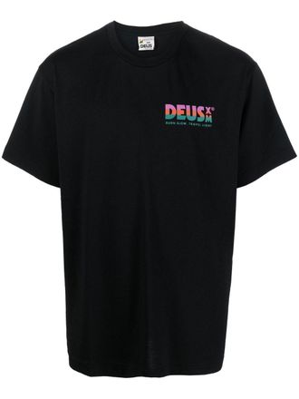 Deus t-shirt à logo poitrine - Noir