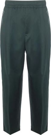 Giuliano Galiano Homme, Pantalons, Vert, Taille: XL Pantalon vert avec cordon de serrage à la taille