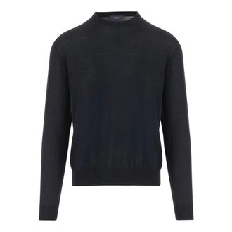 Herno Homme, Pulls, Bleu, Taille: XL Maille Laine et Soie