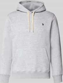 Review Slim Fit Hoodie mit Logo-Stitching