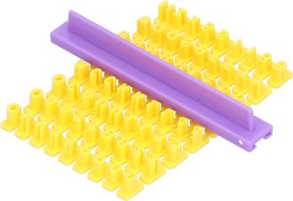 Dioche Alphabet EDIY Keksform-Set mit Englischen Buchstaben und Zahlen - Perfekt f&uuml;r Kreatives Backen, Einfach zu Verwenden, Antihaftbeschichtet und 48 G Lei