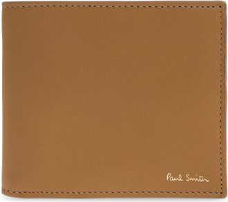 Paul Smith Homme, Accessoires, Brun, Taille: ONE Size Portefeuille Bifold en Cuir