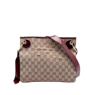 Gucci Sac bandouli&egrave;re en toile Pre-owned - Femme - Pre-owned - Beige - Taille: ONE Size