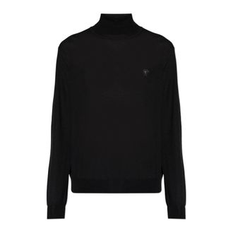 Versace Herren, Strickwaren, Schwarzk, XLGr&ouml;&szlig;e