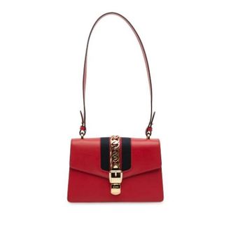 Gucci Sac bandouli&egrave;re Sylvie Pre-owned - Femme - Pre-owned - Rouge - Taille: ONE Size