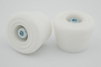 Rio Roller Rollschuh-Bremsstopper, Unisex, Erwachsene Einheitsgr&ouml;&szlig;e wei&szlig;