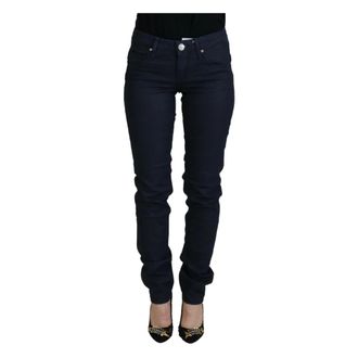 Acht Acht, Femme, Jeans, Bleu, Taille: W26 Low Waist Skinny Denim Pants