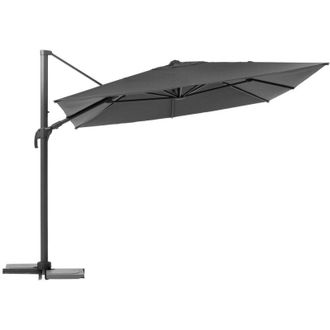 Hesperide Hesperide - Parasol d&eacute;centr&eacute; Melhia 4x3 m ol&eacute;fine anthracite Hesp&eacute;ride