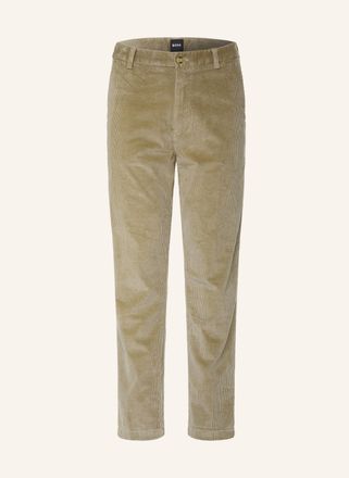 HUGO BOSS Cordhose Kane Extra Slim Fit braun