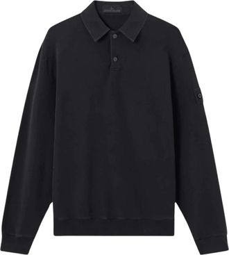 Stone Island Homme, Sweatshirts et sweats &agrave; capuche, Noir, Taille: XL Pull Polo Fant&ocirc;me