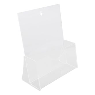 TOPBATHY Transparenter Acryl-pr&auml;sentationsst&auml;nder F&uuml;r Brosch&uuml;ren Zeitschriften Und Dokumente Modernes Design Stabil Und Einfach Aufzubauen F&uuml;r B&uuml;ros Und Gesch&auml;