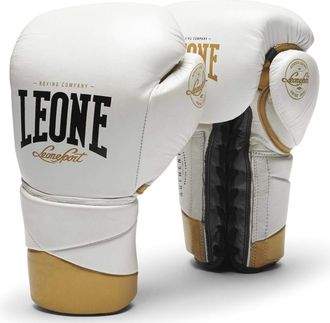 LEONE 1947 Unisex - Erwachsene Authentic Boxhandschuhe, Weiß, 10 oz (280 g)