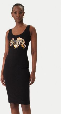 Versace Jeans Couture Kleid f&uuml;r den Alltag 80HAOE02 Schwarz Slim Fit