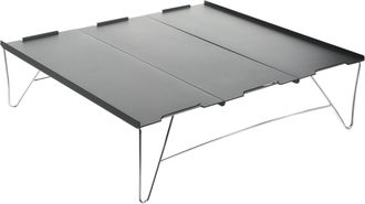 TOPBATHY ELAYARD Ultraleichter Camping Klapptisch aus Aluminiumlegierung Tragbarer Outdoor Gartentisch Kompakt Faltbar für Picknick Grill und Strand Stabiles D