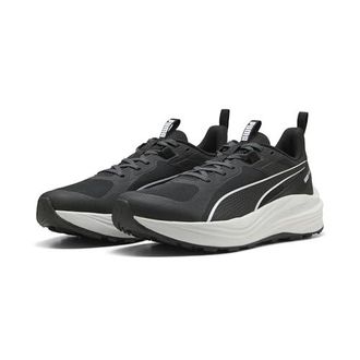 Puma Chaussures de Trail Unisexe Flare Pro, Noir/Gris Plume, Pointure 45 EU, Puma Plume Noire et Grise, 46 EU