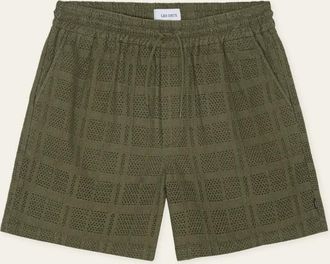 Les Deux Leichte Bermudashorts mit Netzmuster in