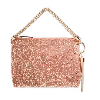 Jimmy Choo London Callie Satin Clutch - - Bags - Damen - Rosa - ONE SIZE