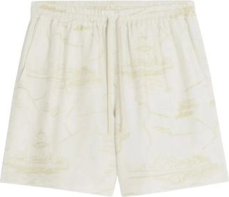 Maison Kitsun&eacute; Homme, Shorts, Beige, Taille: M Short L&eacute;ger
