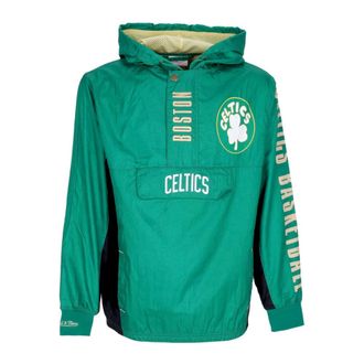 Mitchell & Ness Boston Celtics Windbreaker Vintage Logo - - Sport - Herren - Gr&uuml;n - S