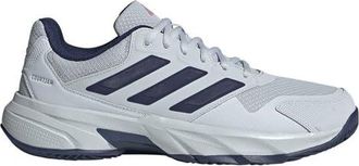adidas Homme CourtJam Control 3 Clay Tennis Shoes Chaussures, Halo Blue/Dark Blue/Team Shock Pink 2, 48 EU