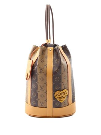 Louis Vuitton x NIGO sac porté épaule Randonne (2021) - Marron