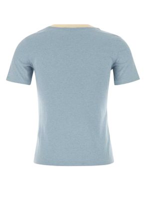 Chlo&eacute; Cactus-Print Cotton T-Shirt - Blue