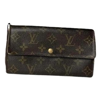 Louis Vuitton Pre-owned Leder Portemonnaie - - Pre-owned - Damen - Braun - ONE SIZE