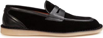 Dolce & Gabbana Homme, Chaussures, Noir, Taille: 44 EU Pantofola in Crosta di Vitello