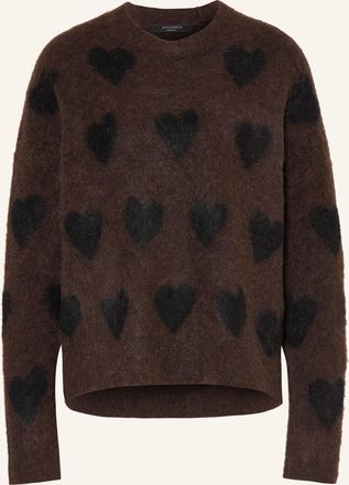 AllSaints Allsaints Pullover Amora Mit Alpaka braun