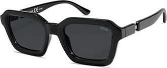 Sojos SJ2377 Lunettes de soleil carrées polarisées rétro pour homme et femme Style vintage Hexagonal Lunettes de soleil avec protection UV400