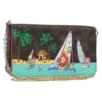 Louis Vuitton Sac bandouli&egrave;re vintage en toile Pre-owned - Femme - Pre-owned - Brun - Taille: ONE Size