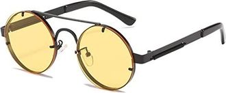 Generic Lunettes de soleil rétro punk pour hommes et femmes, pare-soleil extérieur, lunettes de plage décoratives (couleur : B, taille : moyen) 2026, b, Taill