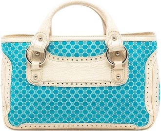 Celine Sac port&eacute; main Pre-owned - Femme - Pre-owned - Bleu - Taille: ONE Size