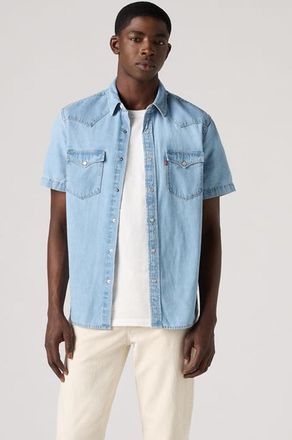 Levi's Classic Standard Fit Westernhemd - Herren - Blau / Blau