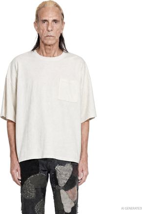 KAPITAL Jersey 2TONES Big Pocket T (BONE)
