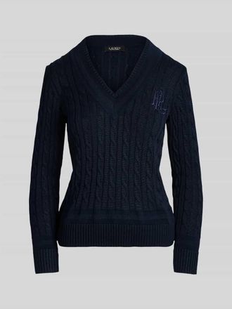 Lauren Ralph Lauren Regular Fit Pullover aus Baumwoll-Mix mit Logo-Stitching