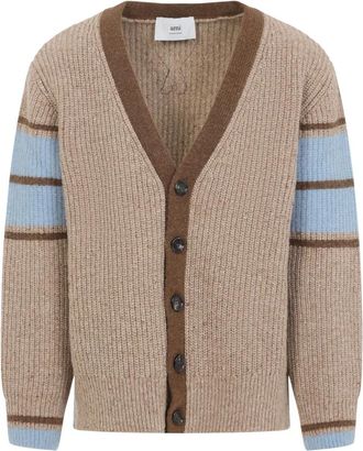 Ami Homme, Pulls, Multicolore, Taille: XL Cardigan College