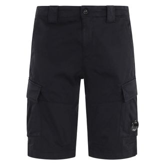 C.P. Company C.p. Company, Homme, Shorts, Bleu, Taille: XL Short Cargo en Sateen Stretch