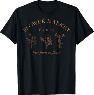 Trendy Apparel Flower Market Paris Frais Fleurs En Fleurs T-Shirt