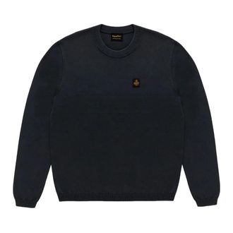 RefrigiWear Stilvoller Strickpullover - - Knitwear - Herren - Blau - M