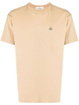 Vivienne Westwood t-shirt à logo Orb - Marron