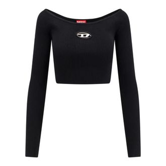 Diesel Femme, Tops, Noir, Taille: 36 FR Oval-D Top