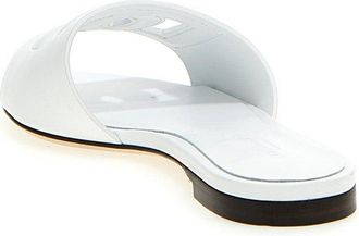 Dolce & Gabbana DG Millennials Calfskin Slide - White