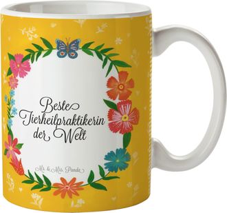 Mr. & Mrs. Panda Tasse Tierheilpraktikerin - Geschenk, Ausbildung, B&uuml;ro Tasse, Beruf, Kaffeetassen, Kaffeebecher, Tasse Spr&uuml;che