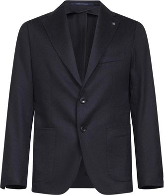 Tagliatore Homme, Vestes, Bleu, Taille: XL Wool Blazer