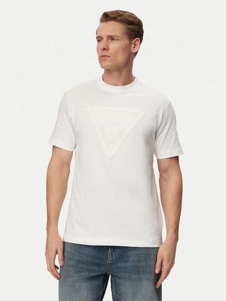 Guess T-Shirt M6GI15 K3008 Wei&szlig; Regular Fit