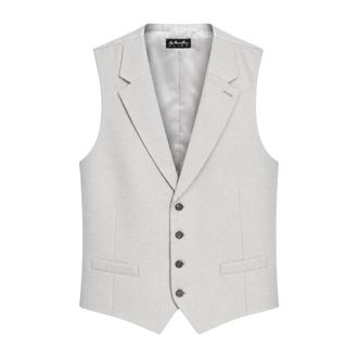Luigi Bianchi Mantova Anzugweste - - Suits - Herren - Grau - 3XL