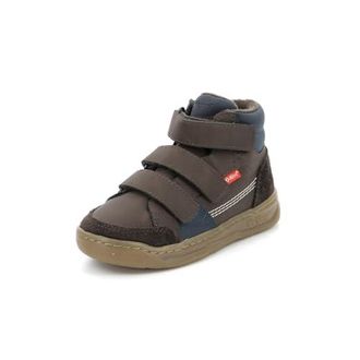 Kickers Kroisy, Sneakers Hautes Gar&ccedil;on, Marron, 35